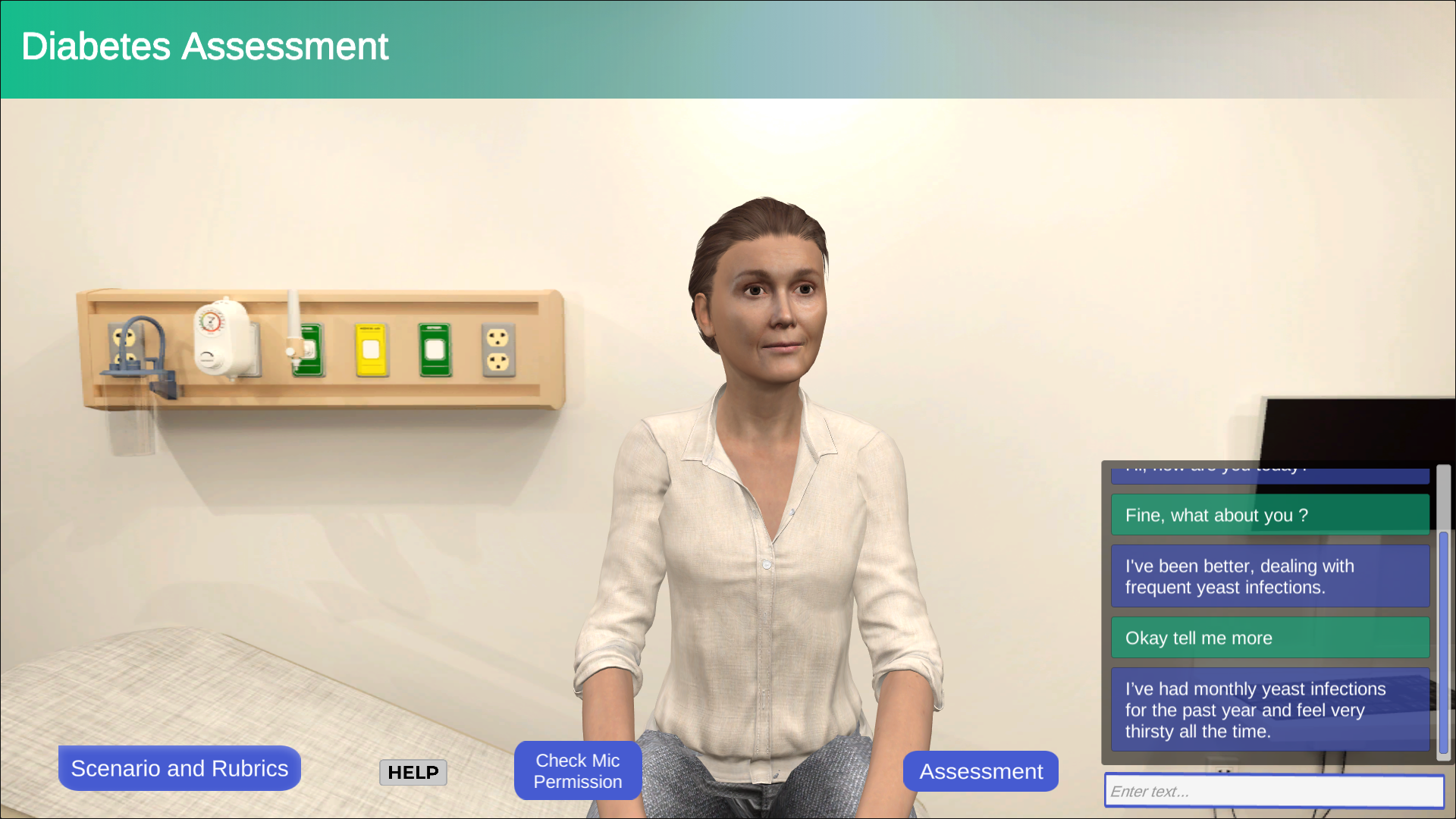 Diabetes Assessment | MedVR Education