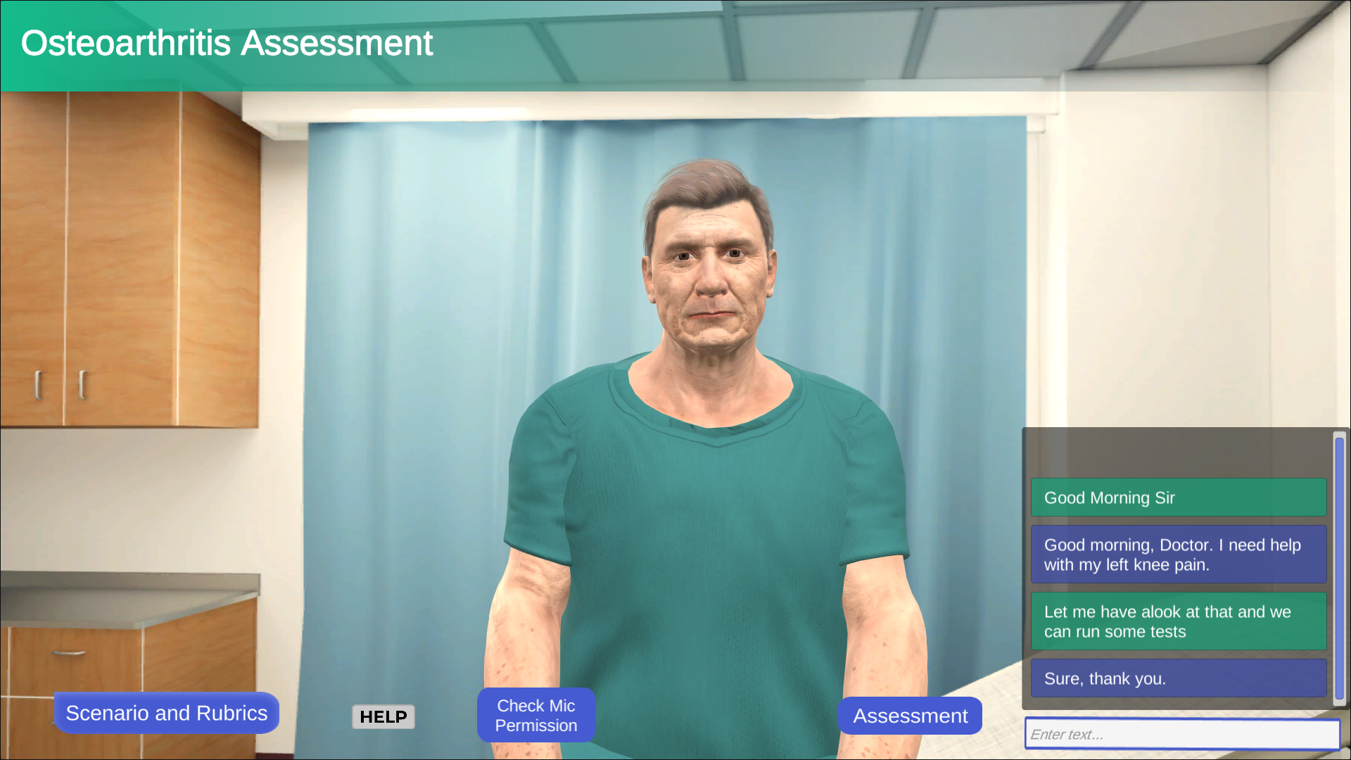 Osteoarthritis Assessment Medvr Education